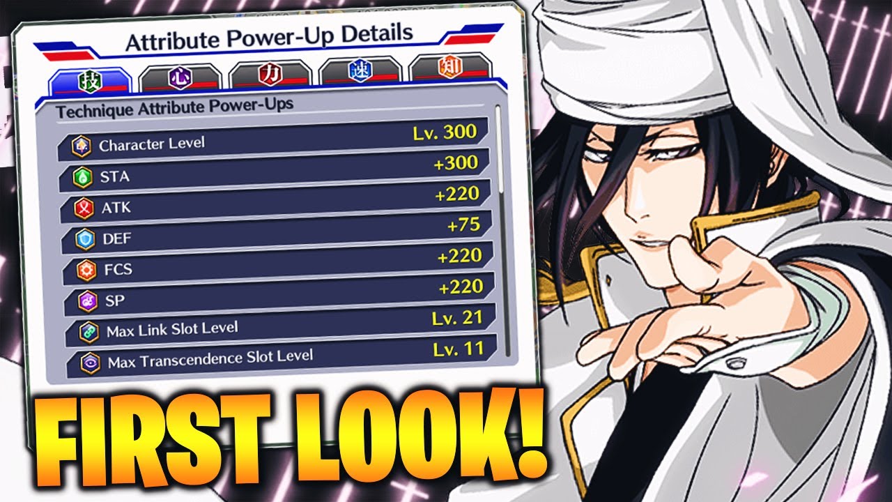 ATTRIBUTE TREE PAGE 2 DETAILS! LEVEL 370 AND MORE! Bleach: Brave Souls ...