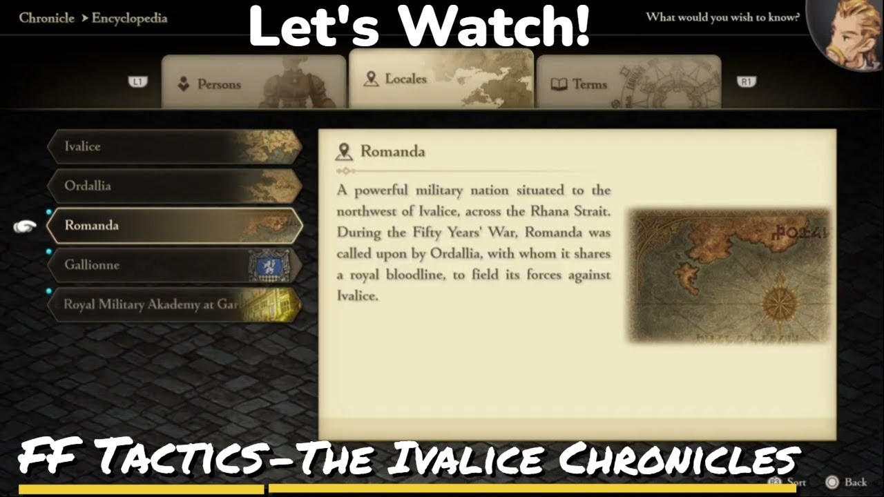 Final Fantasy Tactics - The Ivalice Chronicles - Intro Lore Explained ...