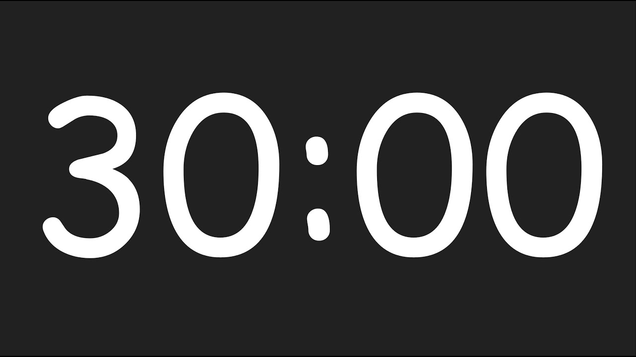 30 Minute Timer - YouTube