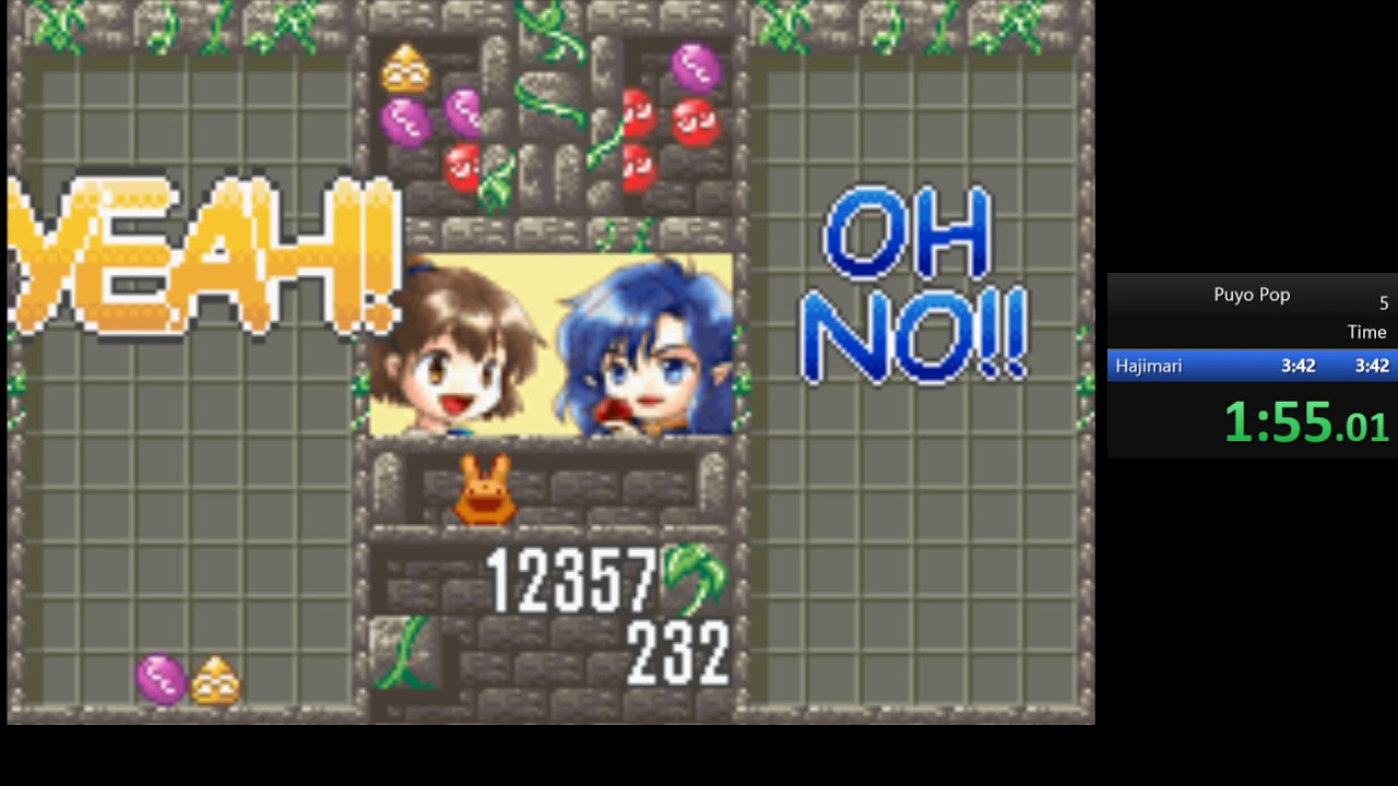 Puyo pop GBA Hajimari forest - YouTube