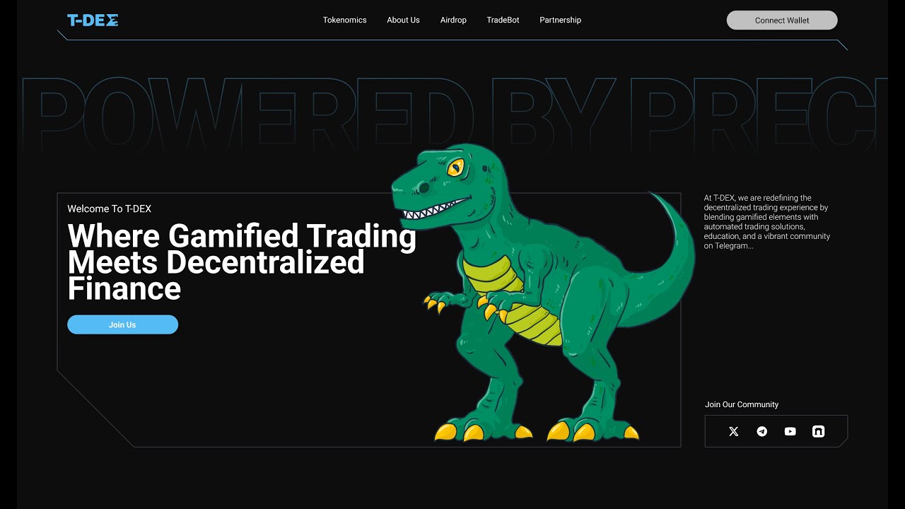 Welcome to T-DEX - YouTube