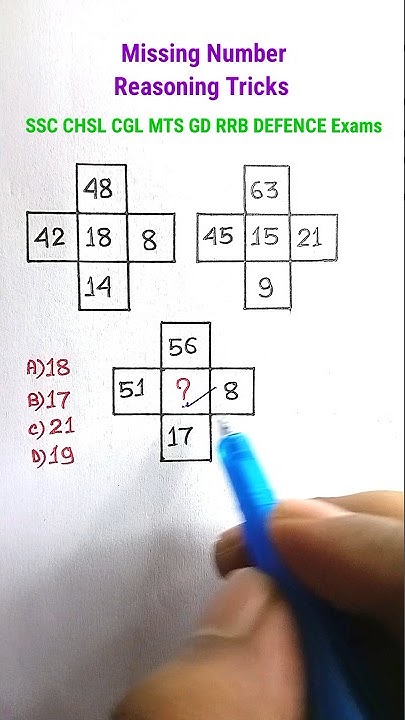 Missing Number| Reasoning Tricks in Hindi| Reasoning Classes for SSC CGL CHSL MTS CRPF RRB |# ...