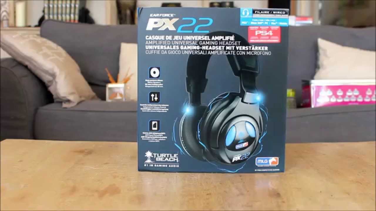 [UNBOXING & PRESENTATION] Casque Turtle Beach PX22 Ear Force - YouTube