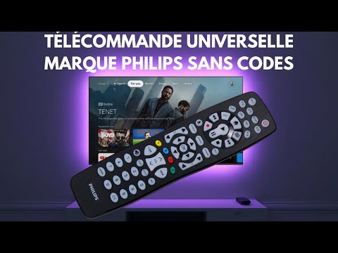 Comment programmer une télécommande universelle Philips sans code avec toutes les télés