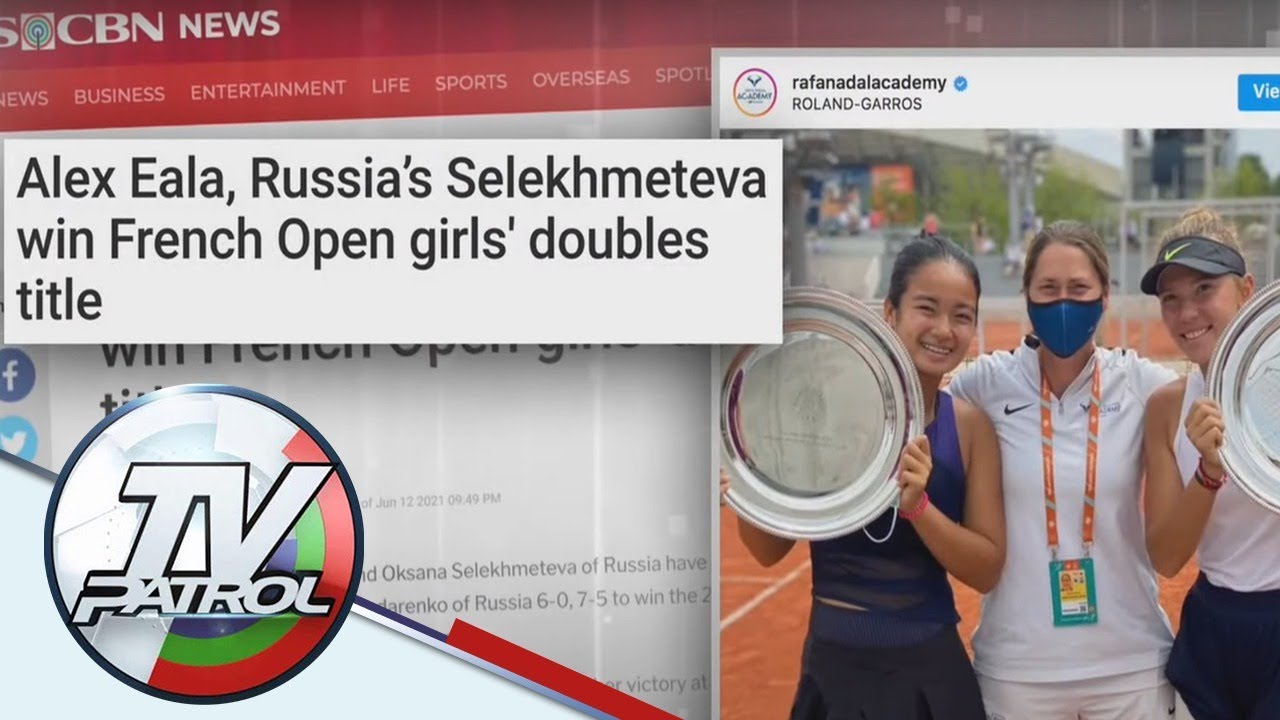 Pinoy tennis player Alex Eala wagi sa French Open Girls' Doubles ...