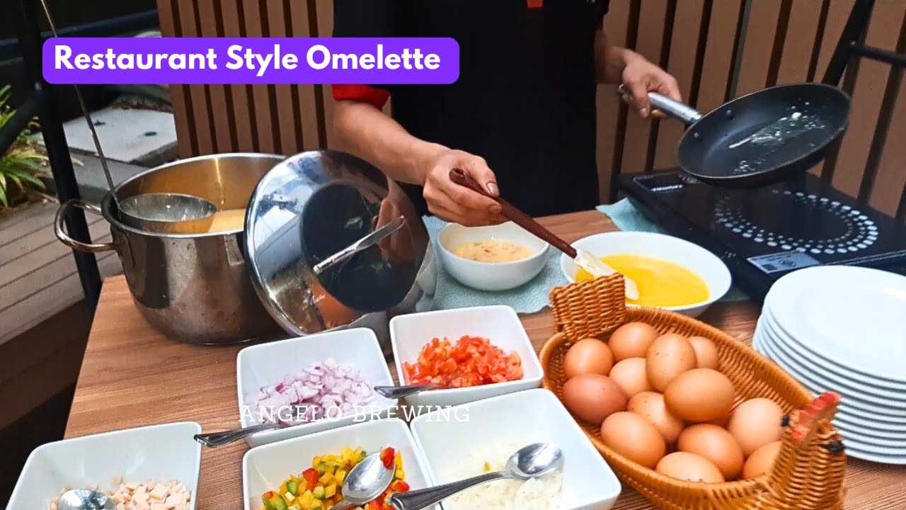 How to make a restaurant style omelette #omelette #restaurantstyle # ...