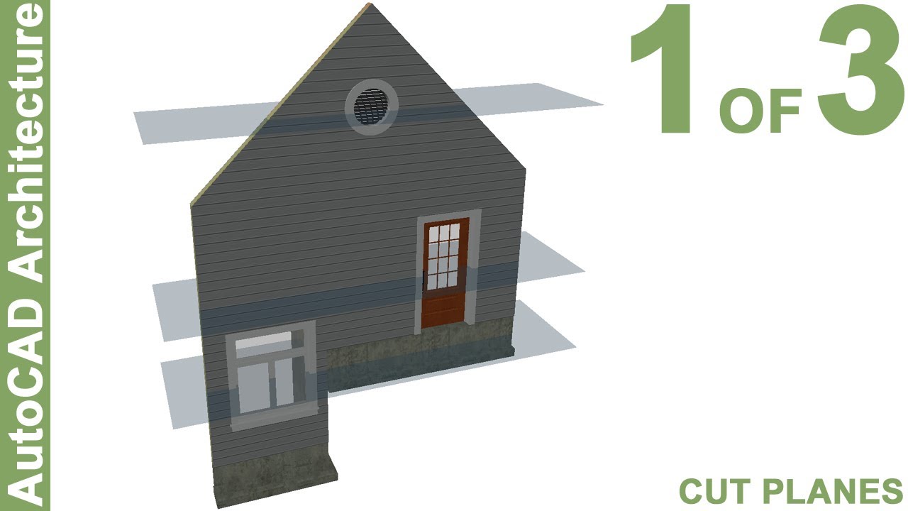 Cut Planes in AutoCAD Architecture Part 1 of 3 - YouTube