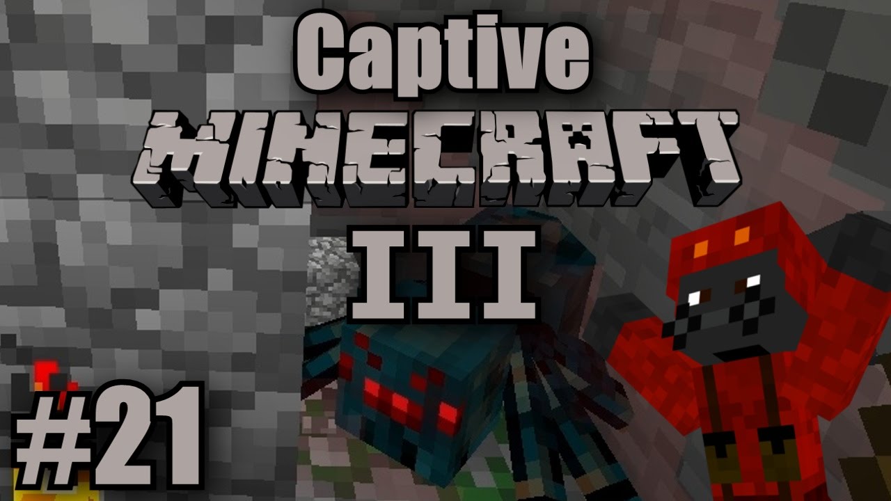 Minecraft - Captive Minecraft III - #21 "Hidden Cave Spider" - YouTube