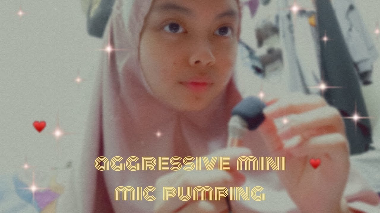 ASMR- aggressive mini mic pumping - YouTube