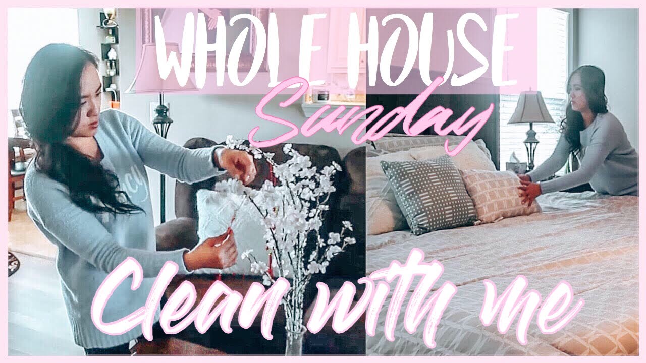 NEW!! CLEANING MOTIVATION | Whole House Sunday Clean With Me 💪 ...