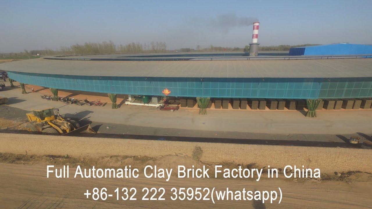 Full Automatic Clay Brick Factory in China Only Small Smoke Discharged ...