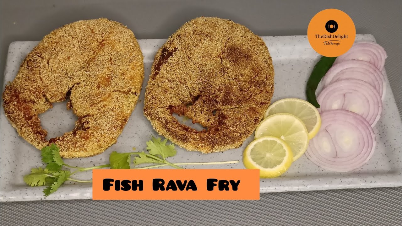 Fish Rava Fry Recipe | How to make Fried Fish | Mangalorean cuisine ...