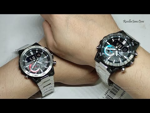Casio Edifice ECB-40D-1A vs Edifice ECB-40DB-1A