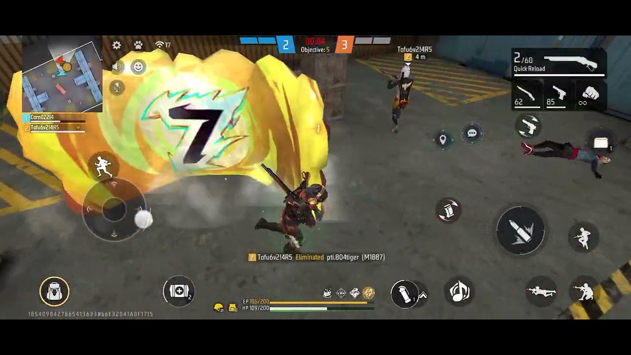 Playing freefire||freefire gameplay//best gameplay of freefire ...