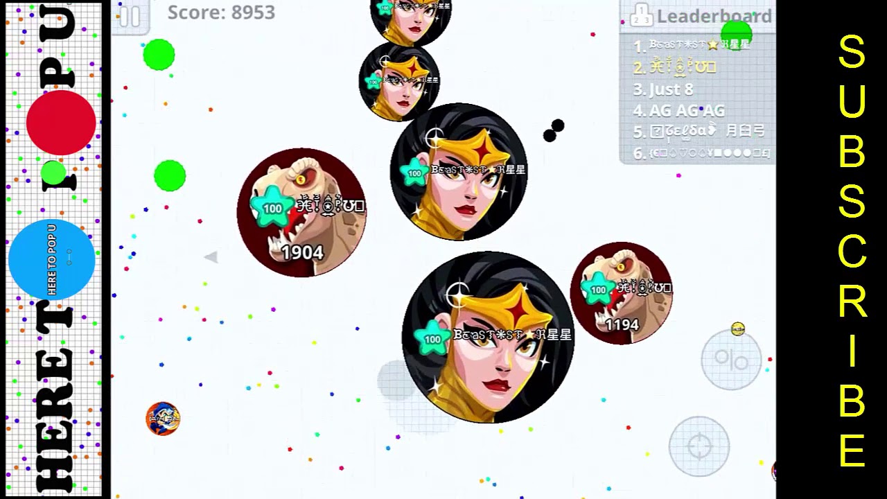 HTPU Beast Agario with beast teammates - YouTube