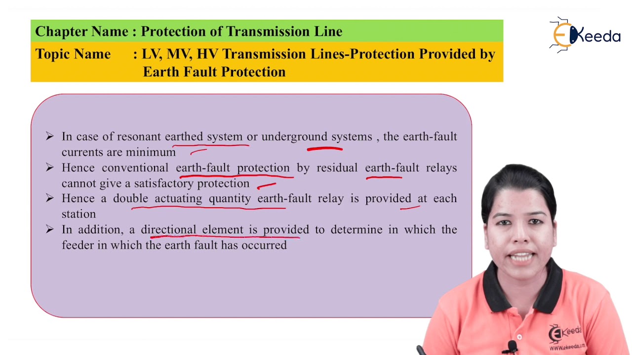 LV , MV , HV Transmission Lines Protection Provided By Earth Fault ...