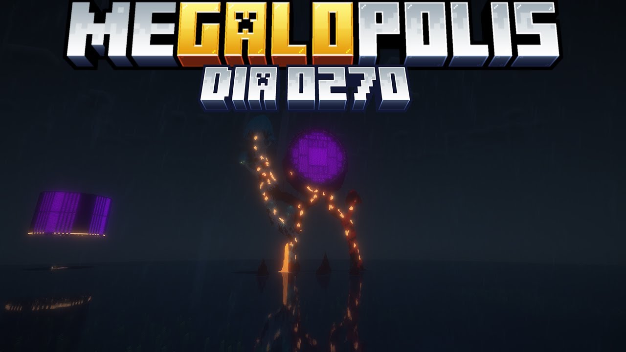 MORREMOS NO HARDCORE? 🌟 NOVA SÉRIE MEGALOPOLIS no SURVIVAL! DIA 270 #minecraft - YouTube