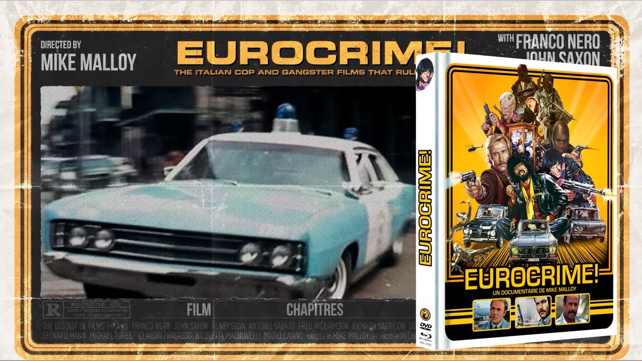 exciting EUROCRIME! French Blu-Ray menu -- preorder Blu now - YouTube