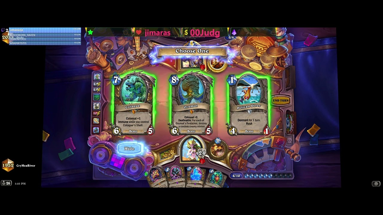One of the Most Difficult match on legend rank!!!!!!! Ozumat Druid Vs ...