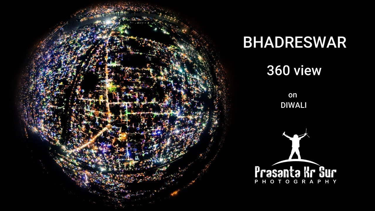 Bhadreswar on DIWALI II 360 VIEW of Diwali Night II Aerial View of ...