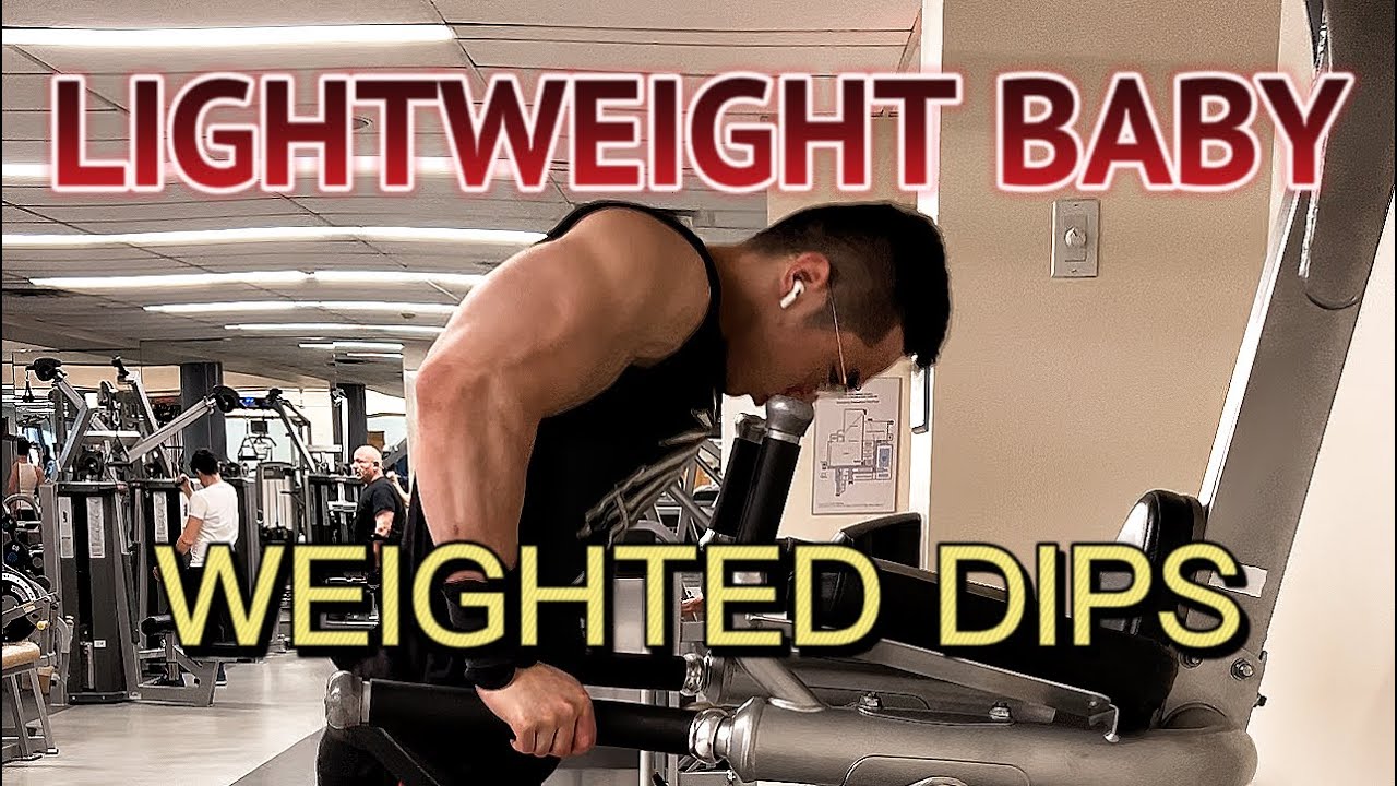 Heavy Volume Weighted Dips Workout - YouTube