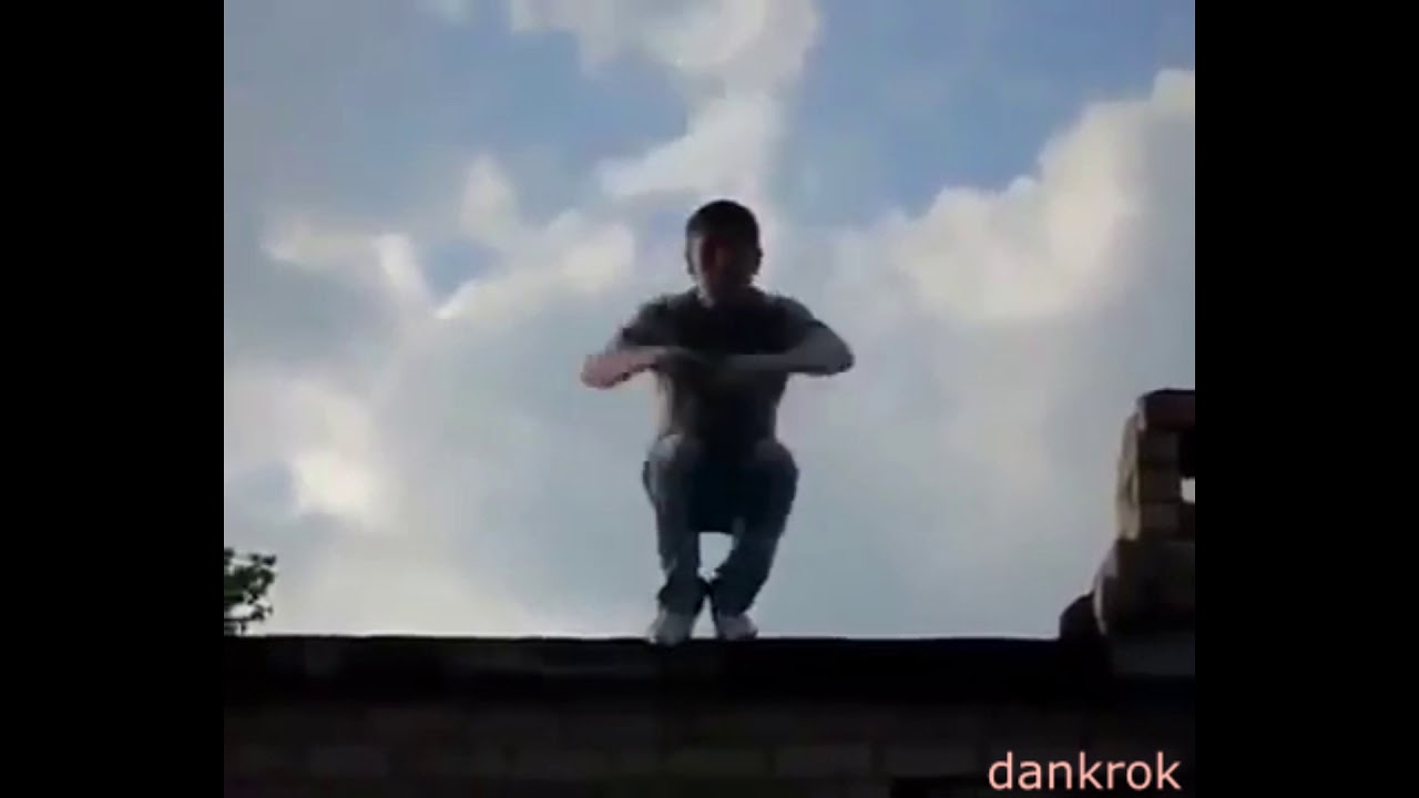 guy fell off the roof and survived - YouTube