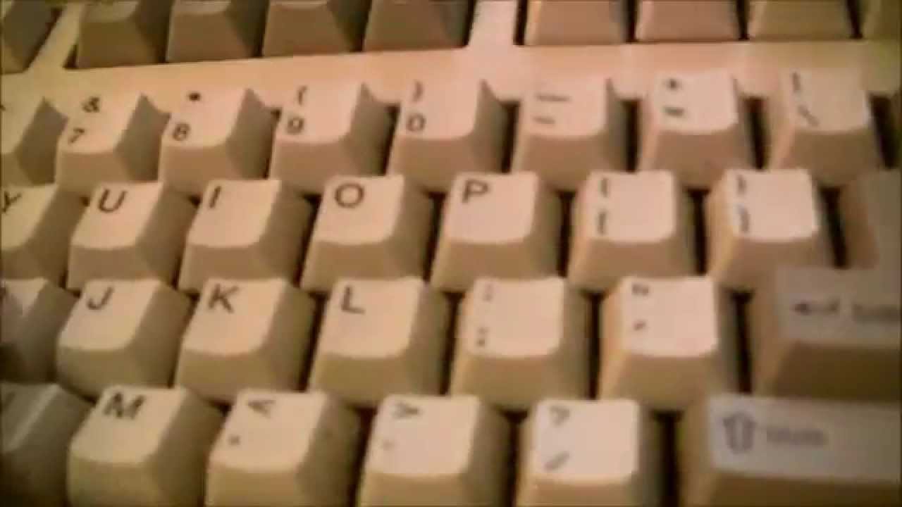 NMB switches (space invader) vs IBM Model M (buckling spring) - YouTube