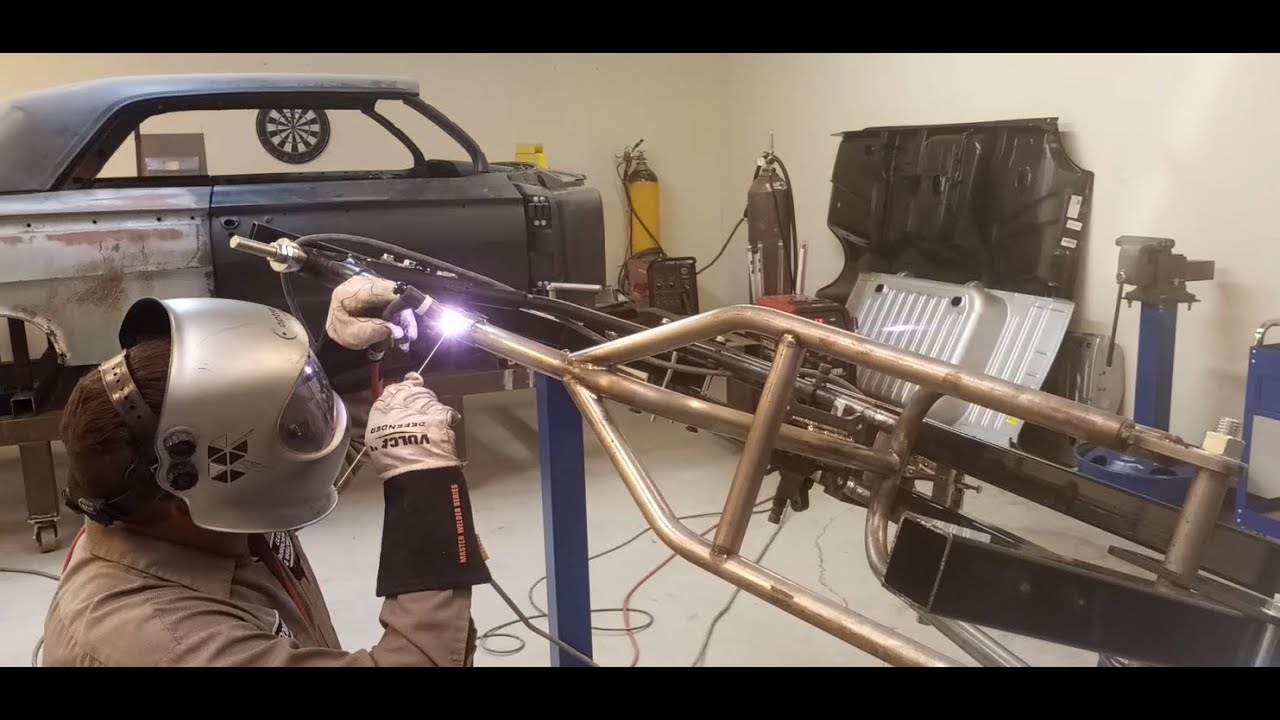 Motorcycle rotisserie jig Part 3 - first project - weld out voodoo ...