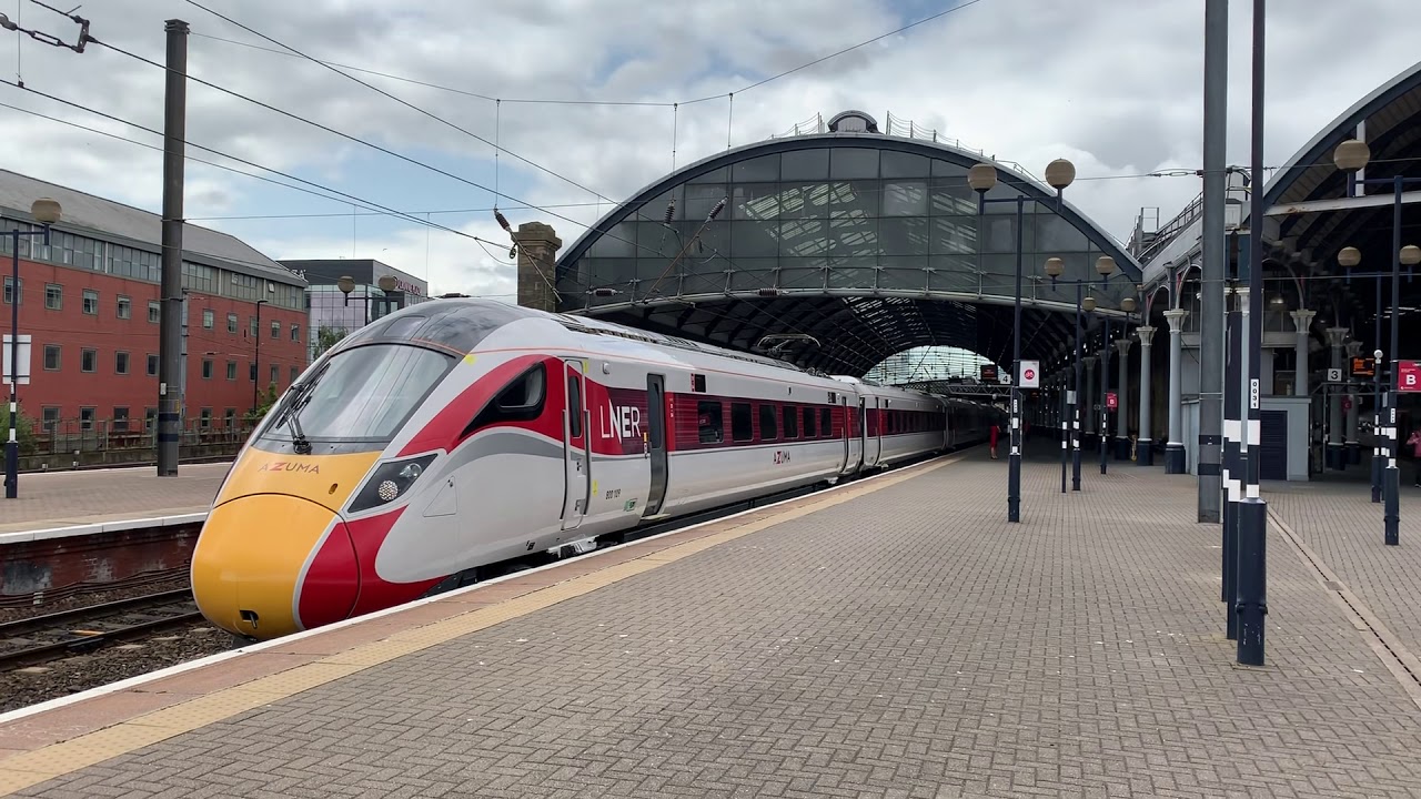 LNER Azuma 800/1 departing Newcastle 12/07/19 - YouTube