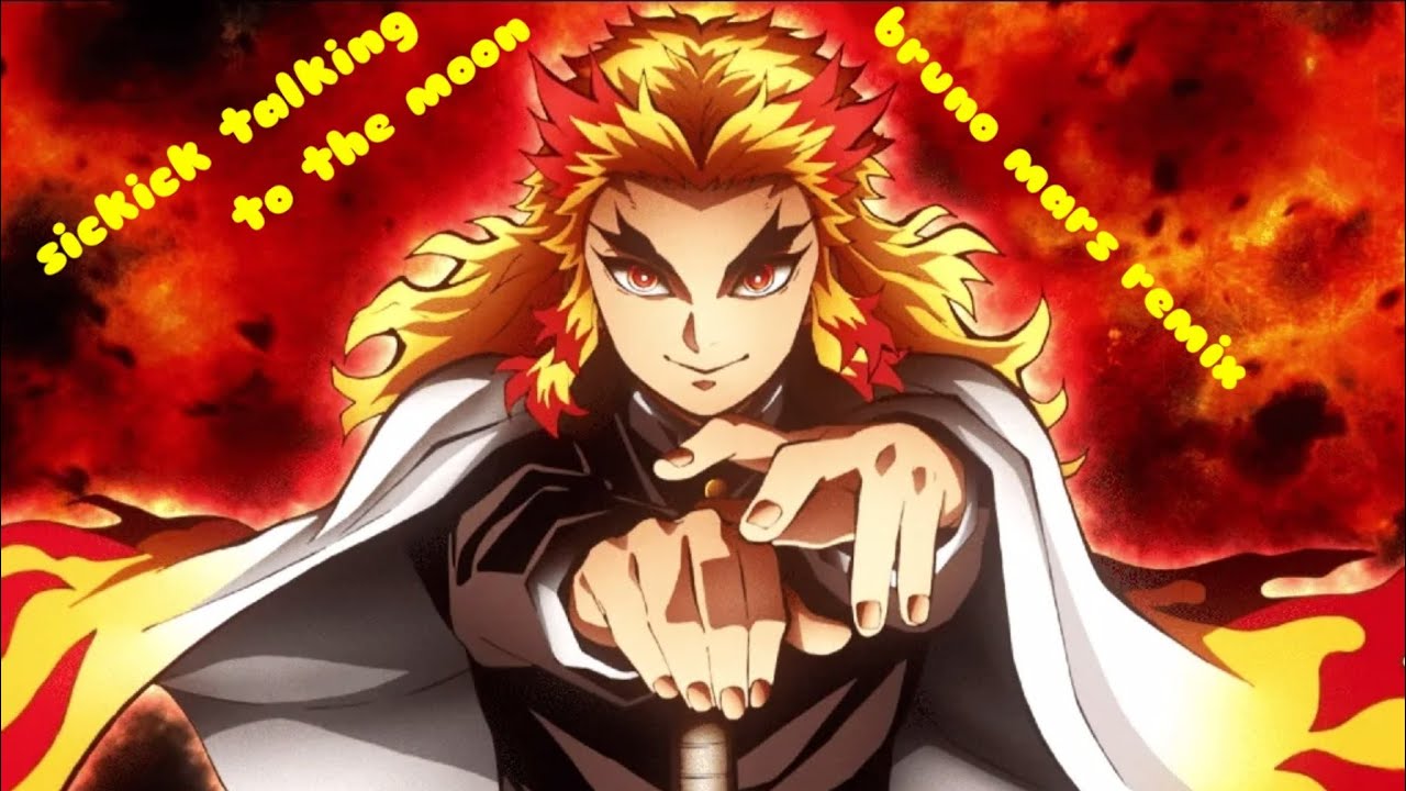 Talking To The Moon bruno Mars Remix ( kimetsu no yaiba mugen movie ...