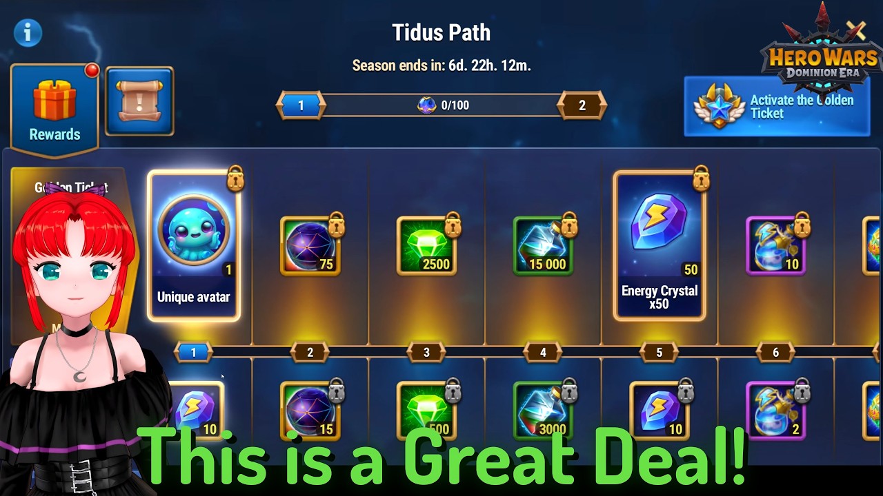 Tidus and Gelo Battle Pass, Tidus Path — Hero Wars: Dominion Era - YouTube