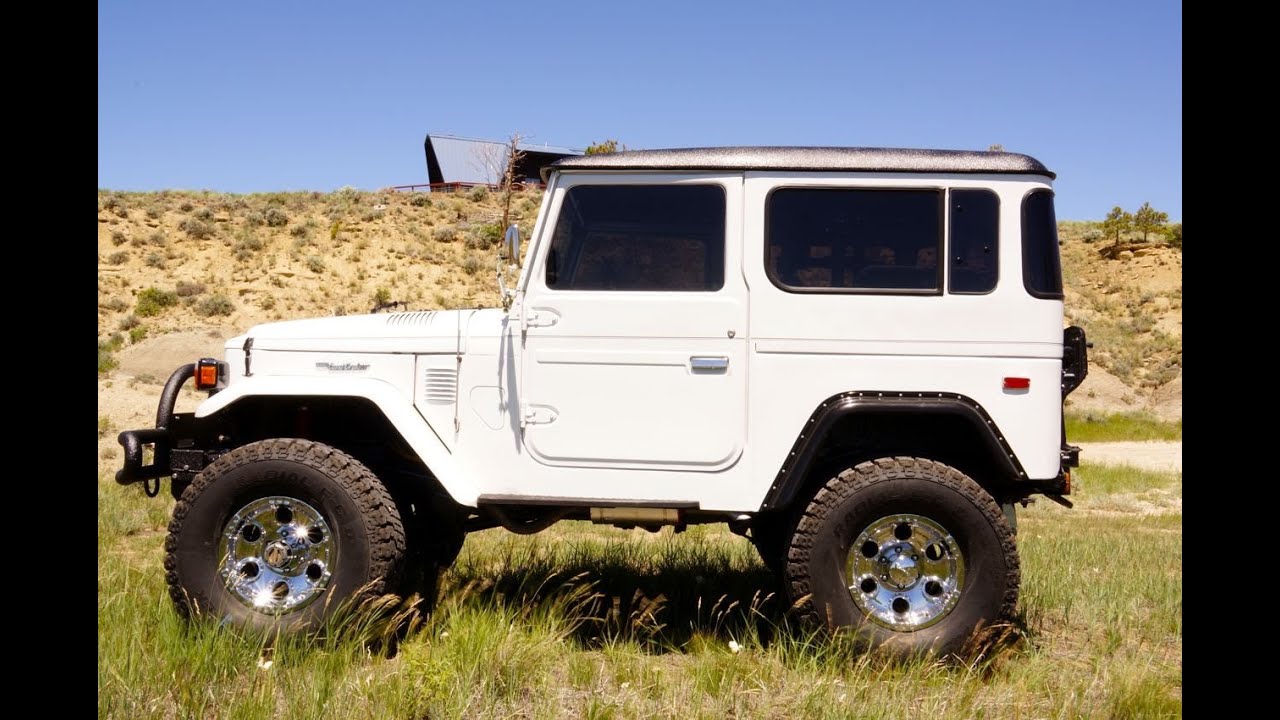 1977 Toyota Land Cruiser FJ40 with Chevy 350 - video 2 - YouTube
