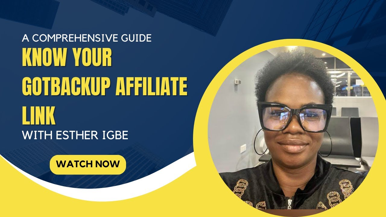 Know Your GotBackup Affiliate Link: A Comprehensive Guide - YouTube