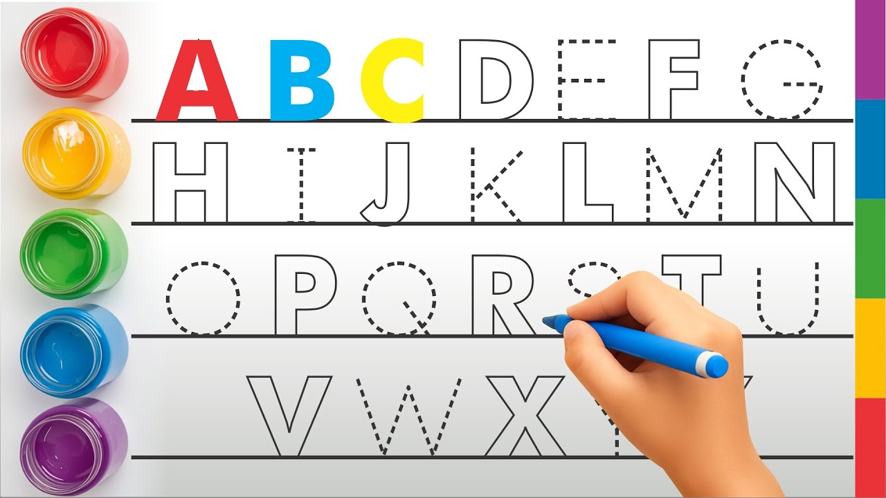 Learn ABC Tracing for Kids | Fun & Easy Alphabet Writing Practice for ...