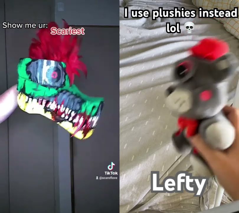 Dragon puppet Duet/Battle with FNaF Plushies #fnafplushies - YouTube