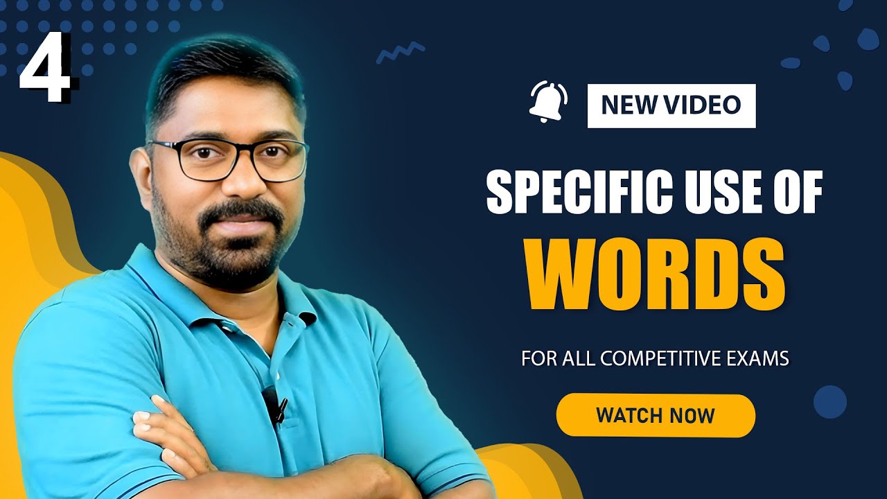 Specific use of words part 4/specific use of words in English ...