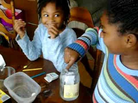 Growing Alum Crystals Day 1 - YouTube