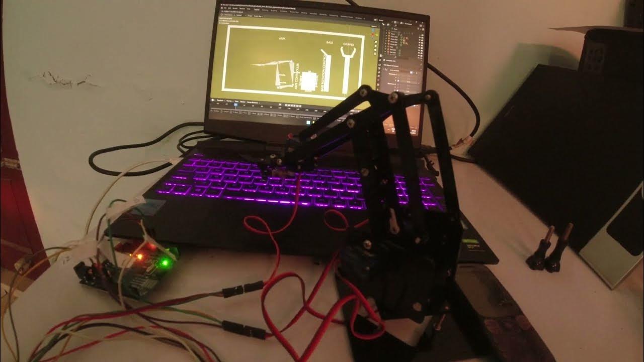 Blender Arduino Servo Real time control Project Update 3 - YouTube