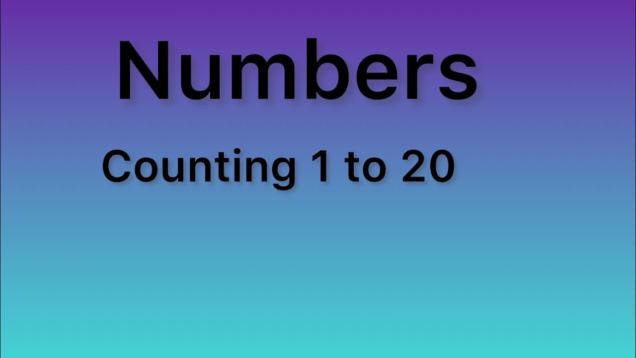 Numbers 1 To 20 1 To 20 Numbers Counting Ginti numbers-1-to-20-1-to-20-numbers-counting-ginti