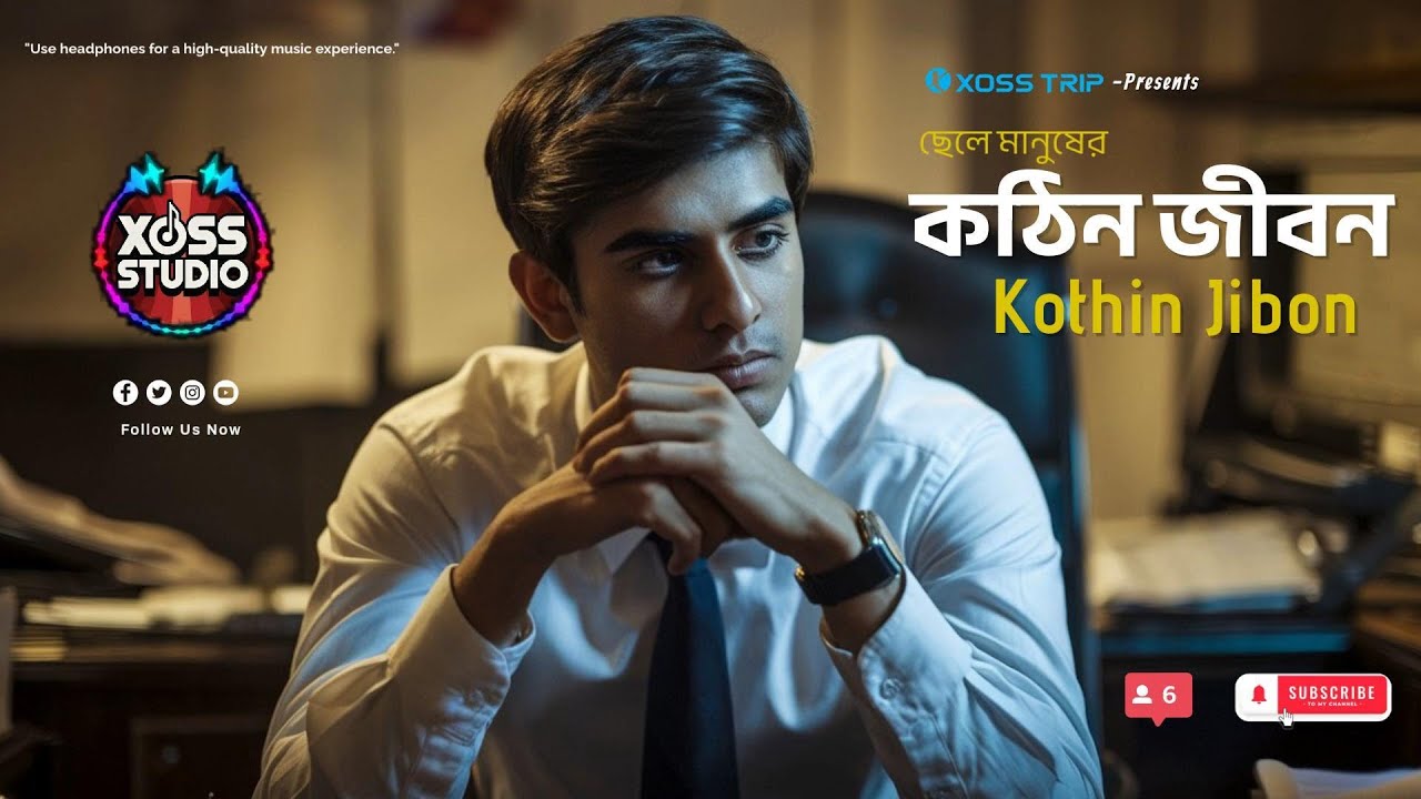কঠিন জীবন | Kothin Jibon by Dipu | Xoss Studio's Official Bangla Song ...