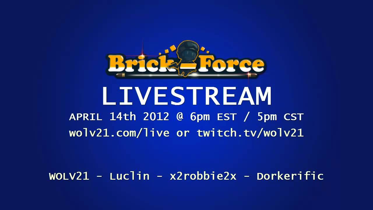 Livestream Today - BrickForce (April 14th) 6pm EST 5pm CST - YouTube