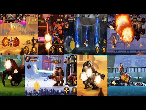 Metal Squad: Shooting Game - All Bosses - Gameplay (Android, iOS) - YouTube