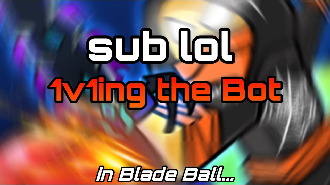 1v1ing the bot in blade ball - YouTube