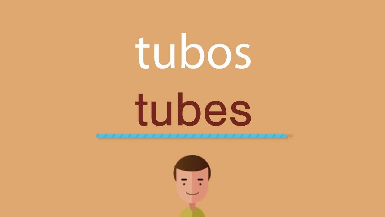 Cómo se dice tubos en inglés - YouTube