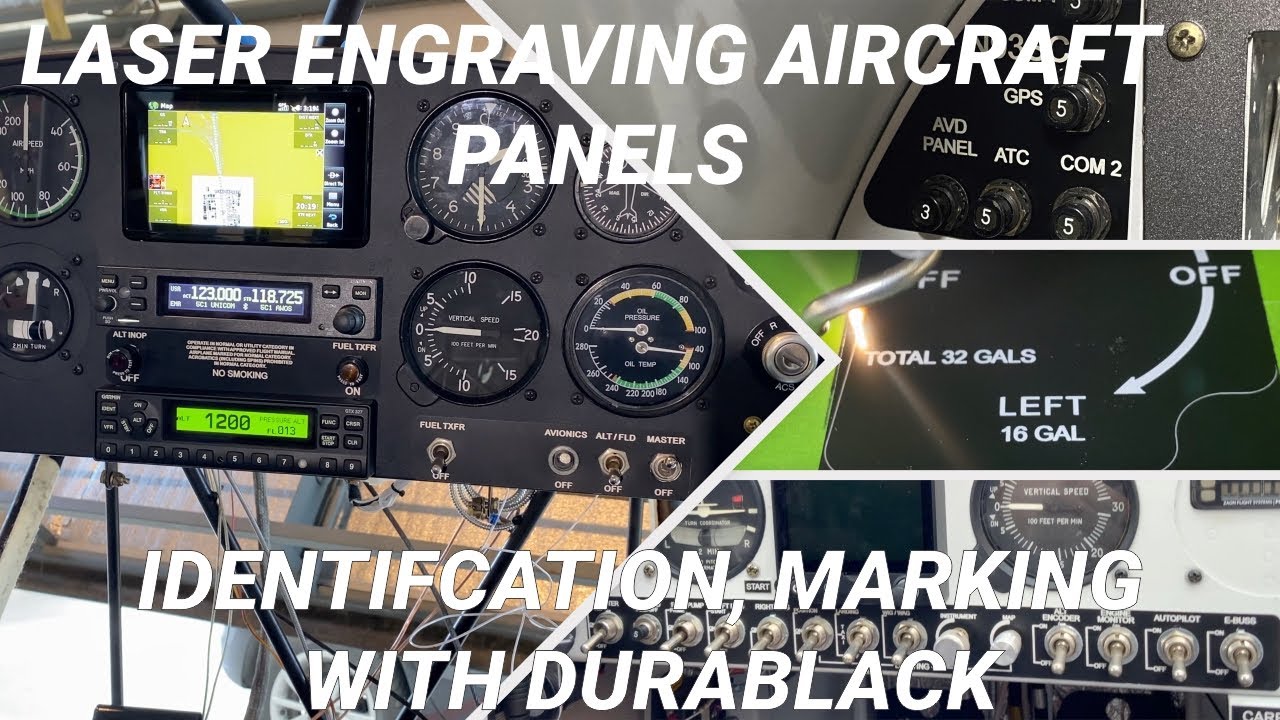 Laser Engraving Aircraft Panels | Identification, Markings with ...