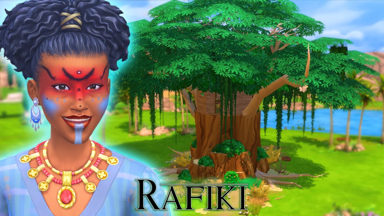 Rafiki's Tree House | The Disney Save #128 | Sims 4 Save File Speed ...