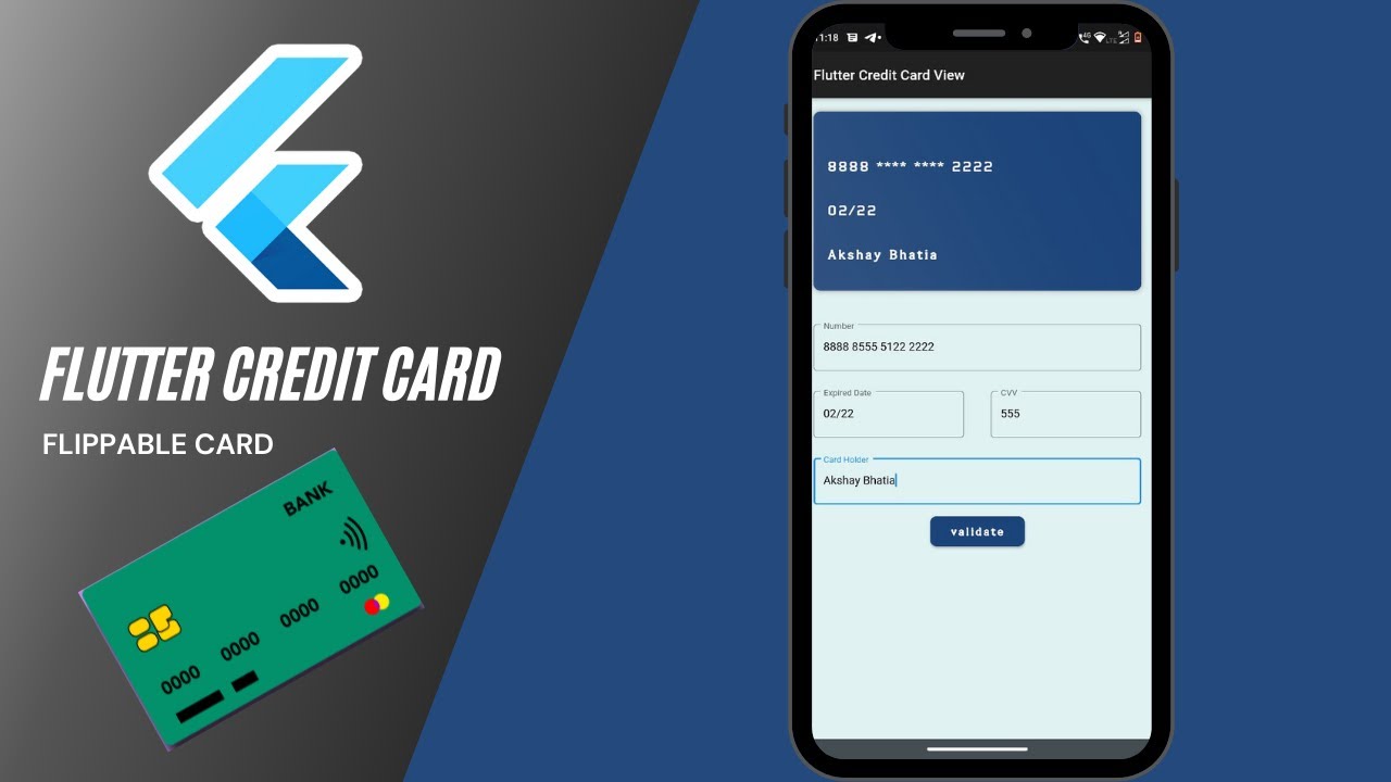 Flutter Codeparser Creditcard Flutter Ui Credit Card Speed Code Youtube 9116