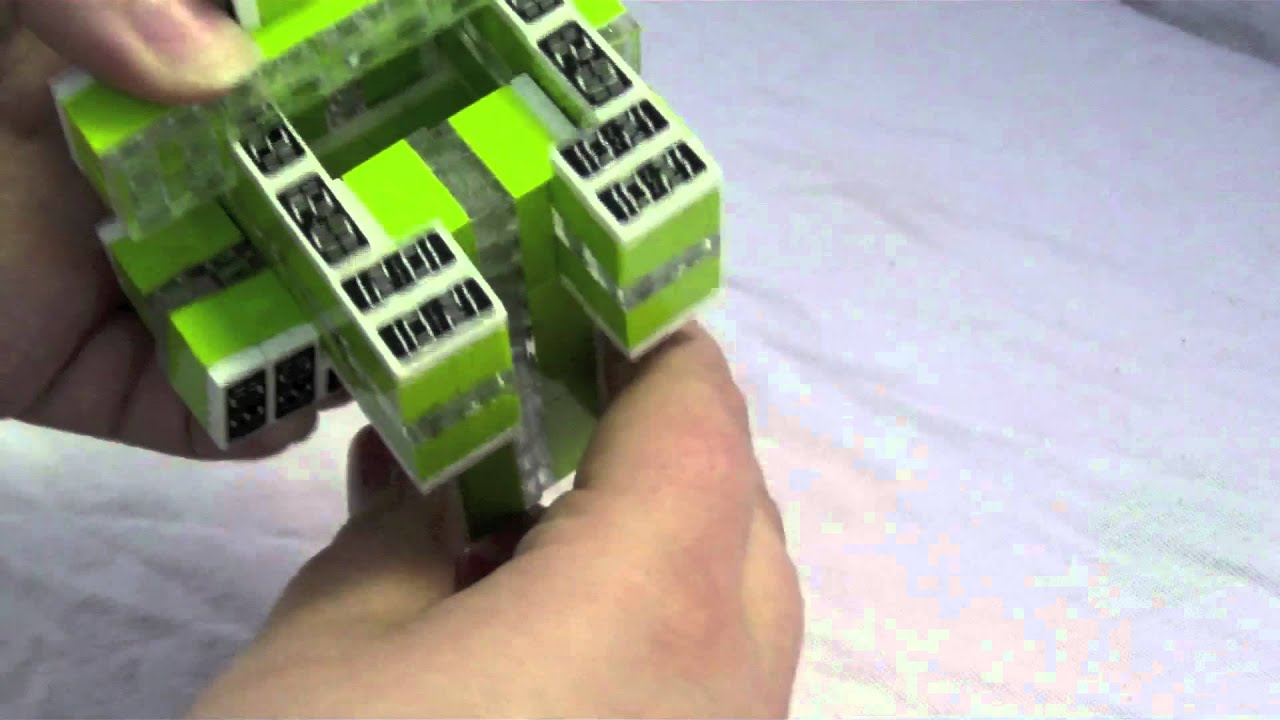 12 Piece Lego Interlocking Puzzle (Lime Time) - YouTube