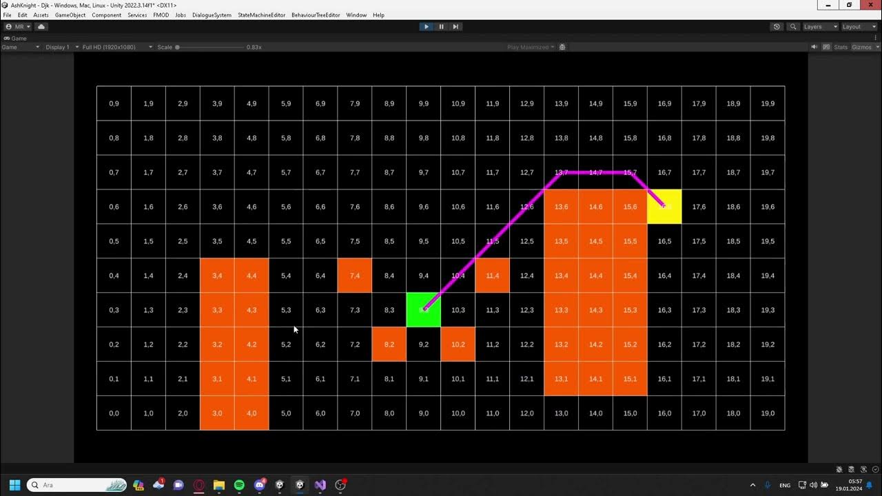 Unity A* Pathfinding Algorithm - YouTube