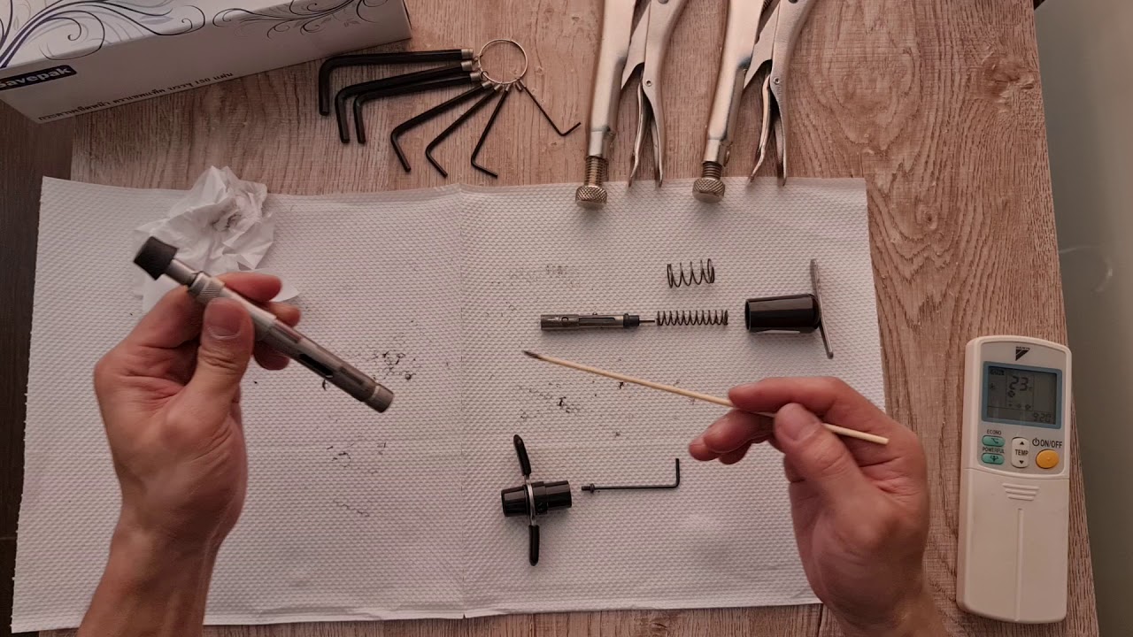 Activator gun (reflex gun, adjusting tool) disassembly and assembly ...